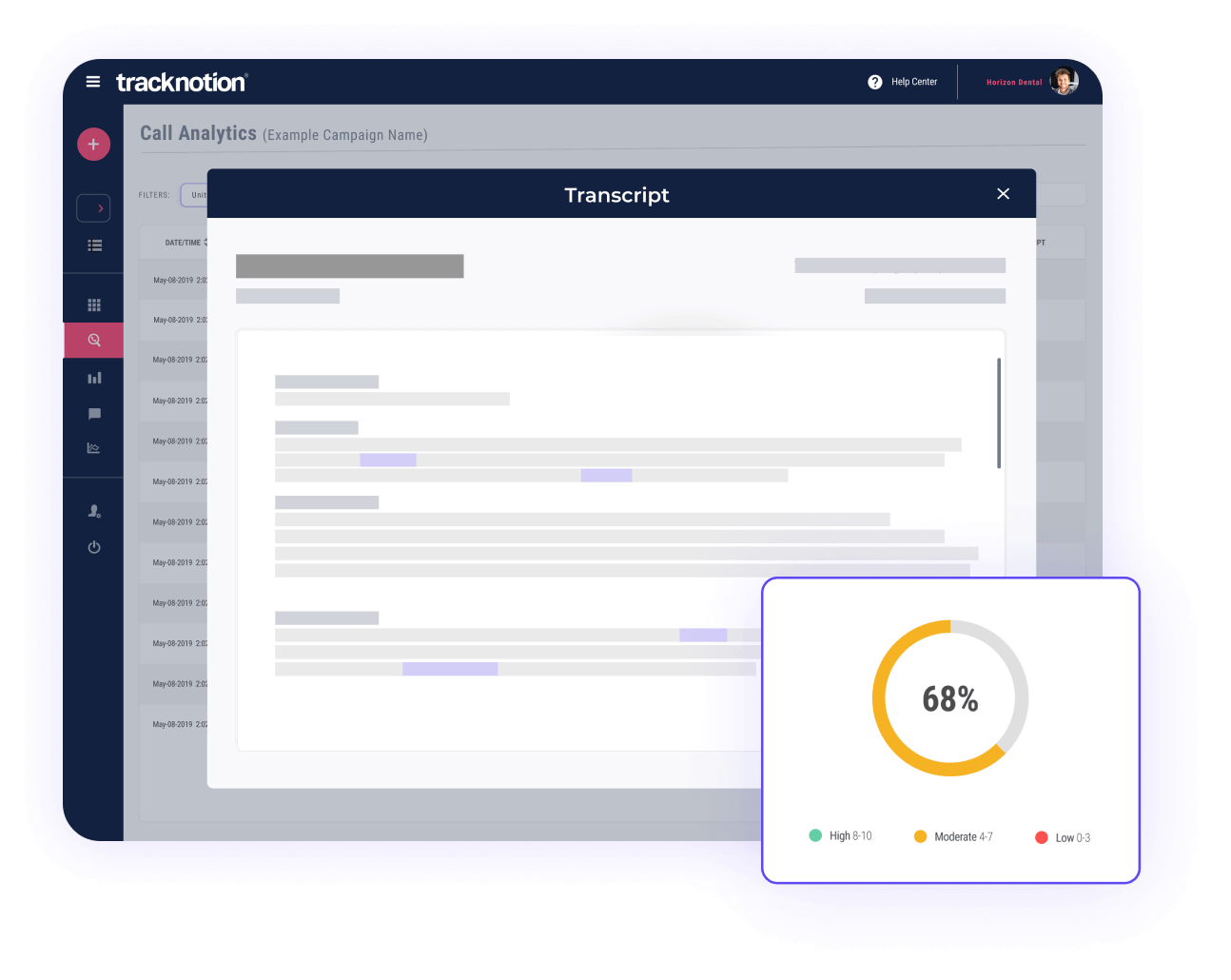 Call Transcription for Better Business Insights - TrackNotion